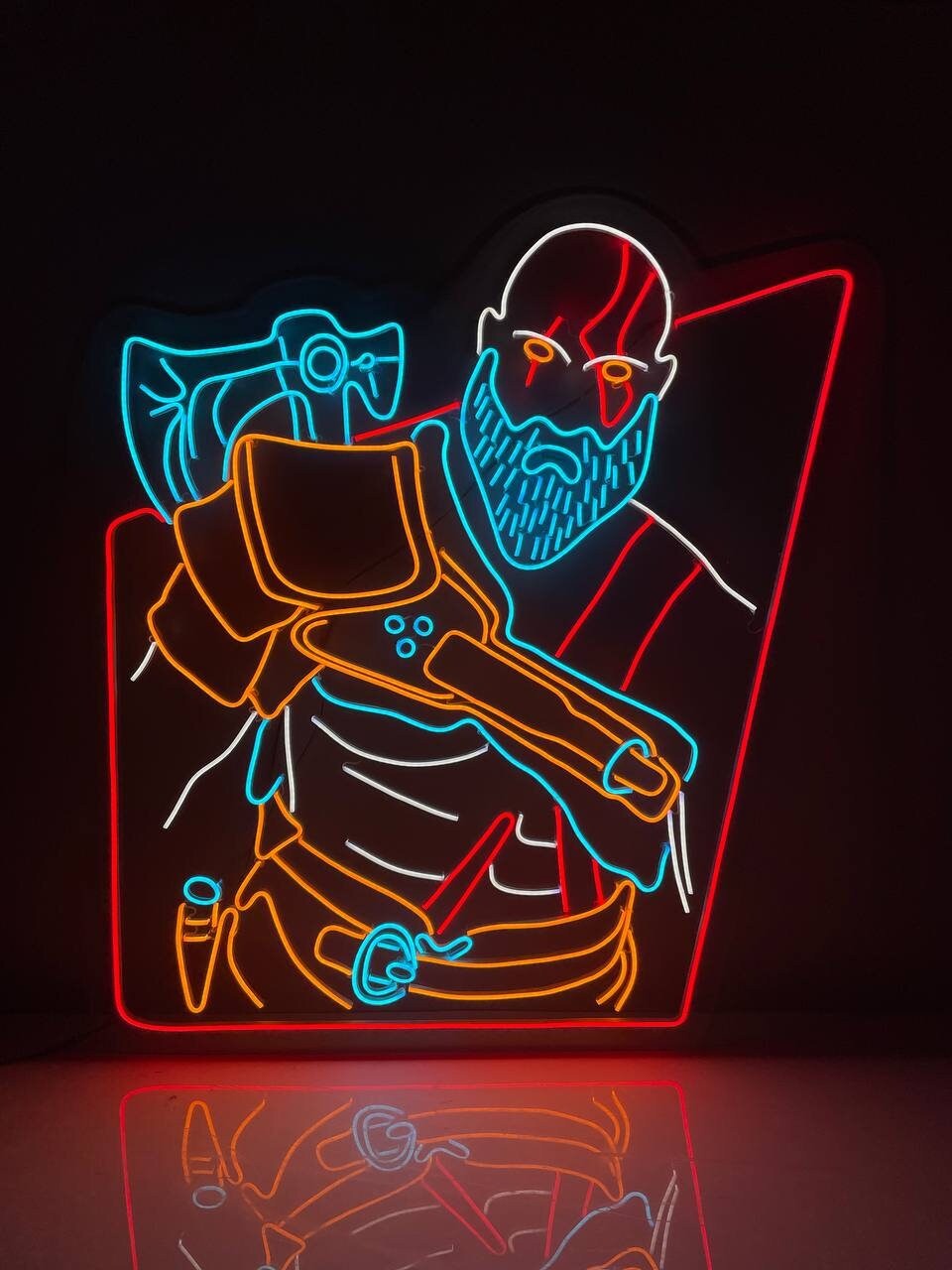 Viking Character LED Neon Sign– FunCraft