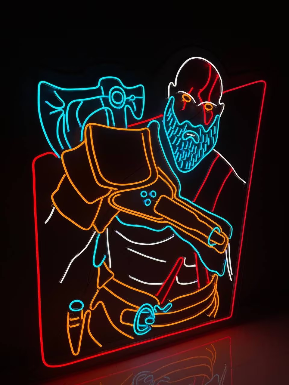 Viking Character LED Neon Sign– FunCraft